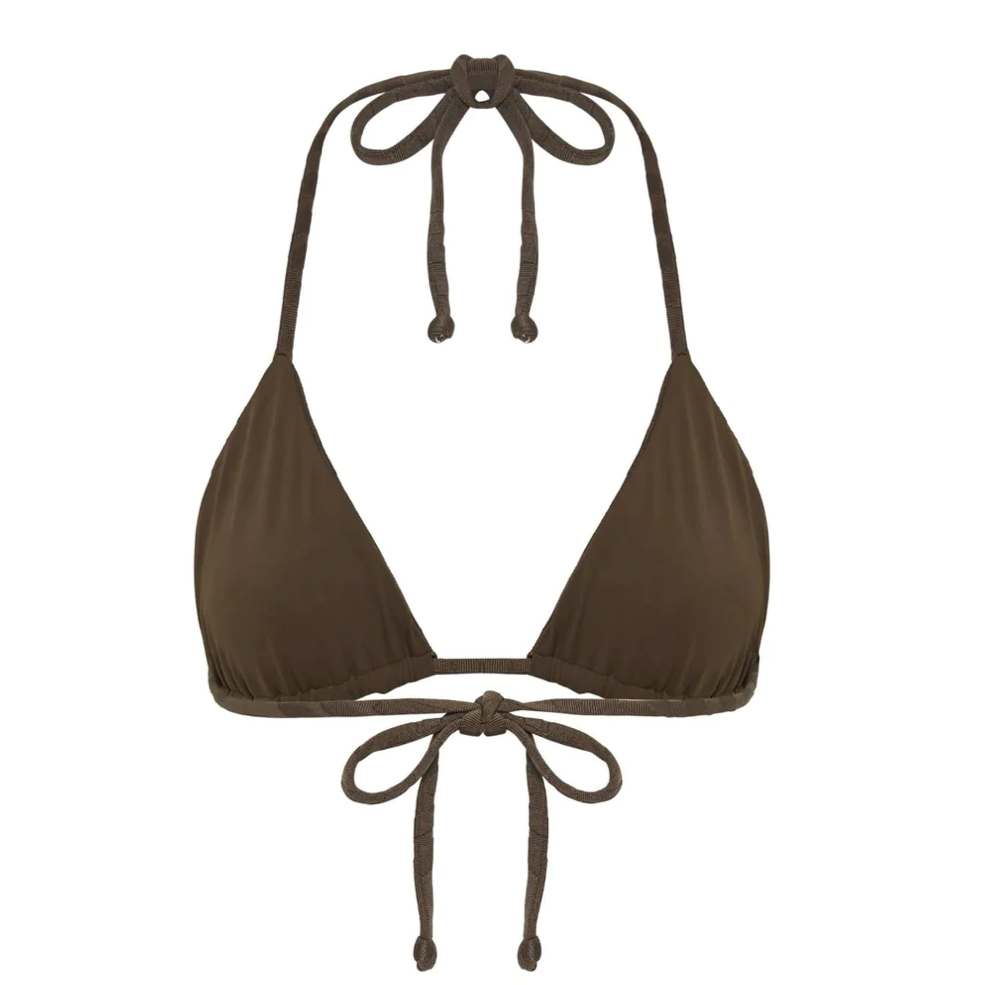 Charlee Swim - Libby String Triangle Top - Cacao – Cloth & Hide